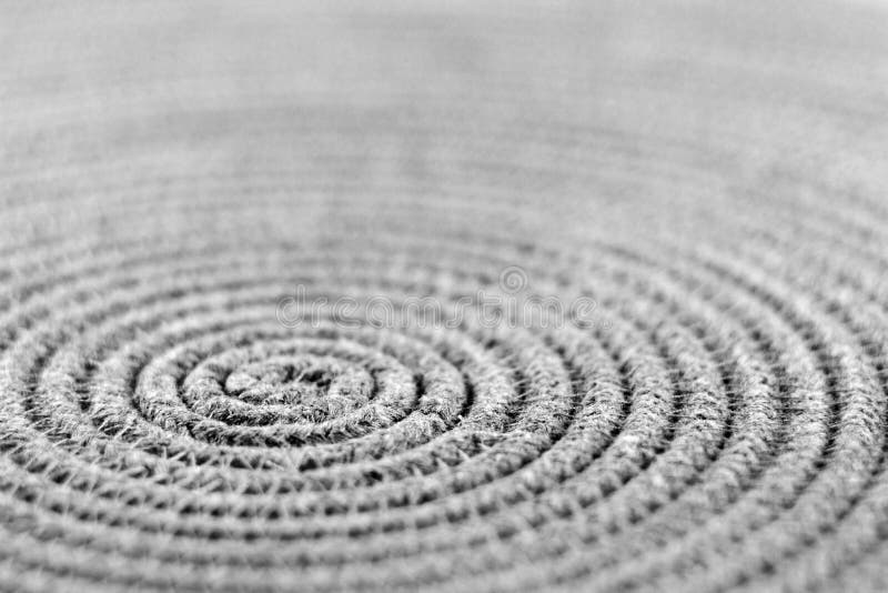 Rope folded in a spiral stock photo. Image of metal - 240460178