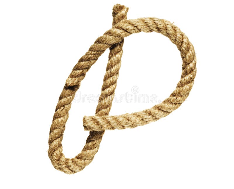 Rope forming letter J stock image. Image of white, language - 7024993