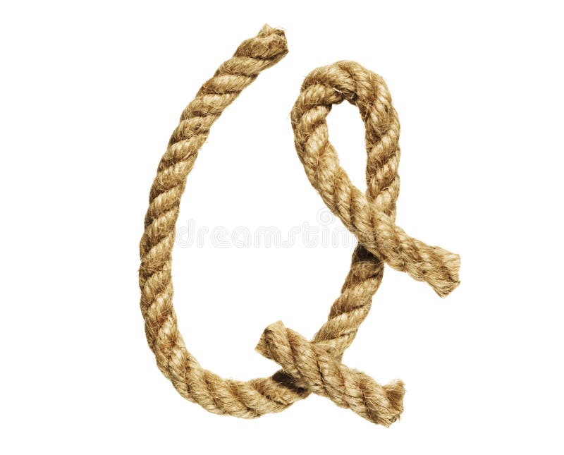 Rope forming letter M stock photo. Image of capital, single - 7025006