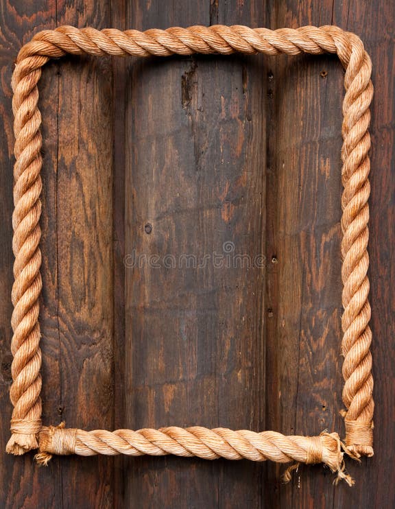 Rope frame stock photo. Image of wood, piling, wooden - 11237846