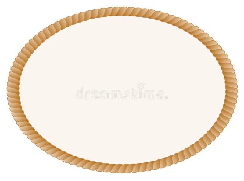 Rope Oval Border