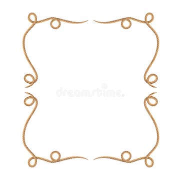 Cowboy Rope Frame Rectangle Stock Illustrations – 25 Cowboy Rope Frame ...