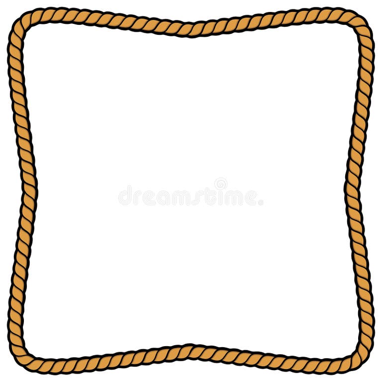 Cowboy Rope Border Frame Stock Illustrations – 418 Cowboy Rope Border ...