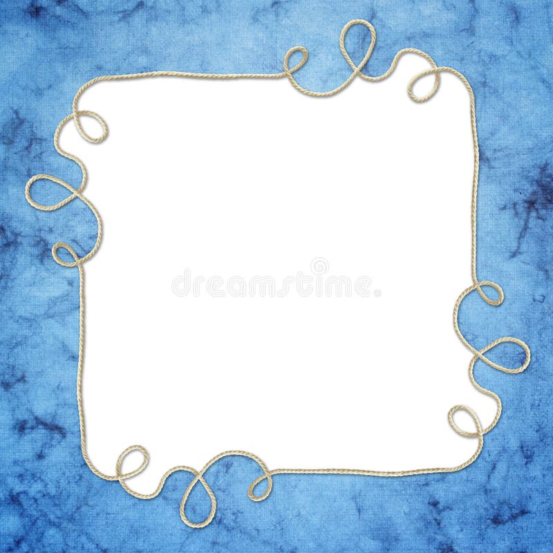 Rope frame stock illustration. Illustration of frame - 82506720