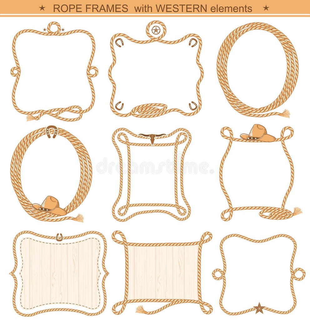 Cowboy Rope Stock Illustrations – 7,434 Cowboy Rope Stock Illustrations ...
