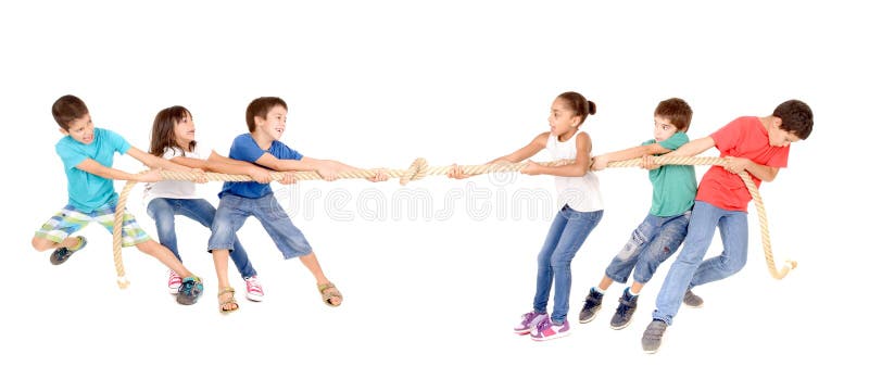 Rope game stock image. Image of middle, pull, focusing - 46445615