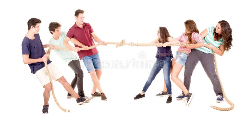 Rope game stock image. Image of working, people, competition - 61926723