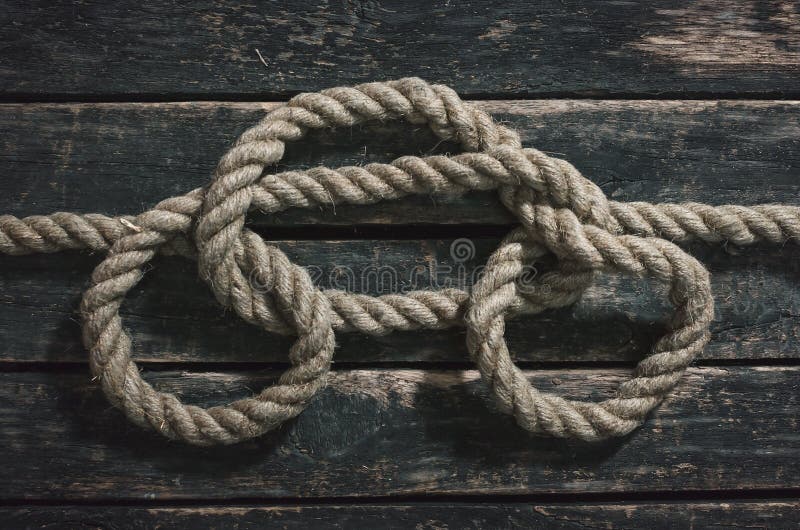 Rope. Hawser. stock photo. Image of climber, rope, aged - 135079806