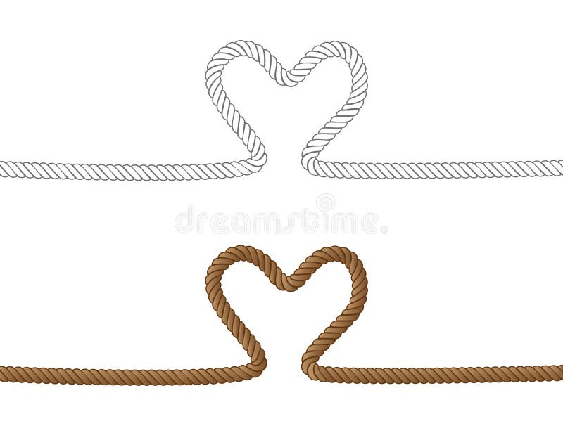 Grey rope border stock vector. Illustration of element - 29252224