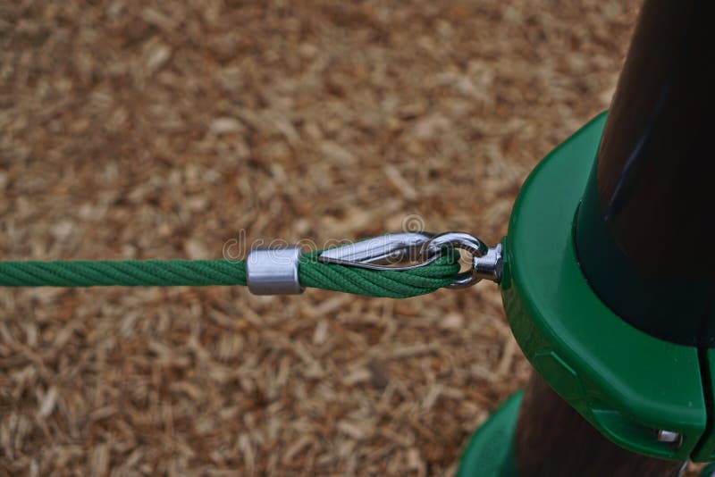 Rope hook fastener stock image. Image of fiber, pier - 126856227