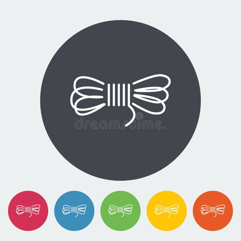 Rope icon stock vector. Illustration of drawing, icon - 92002830
