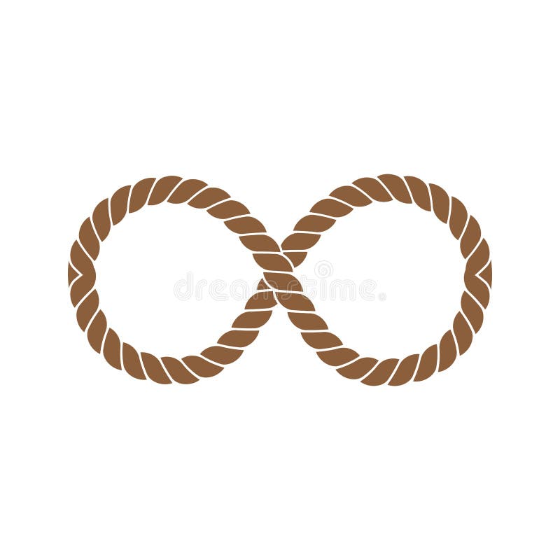 Rope icon stock vector. Illustration of decoration, loop - 263367917