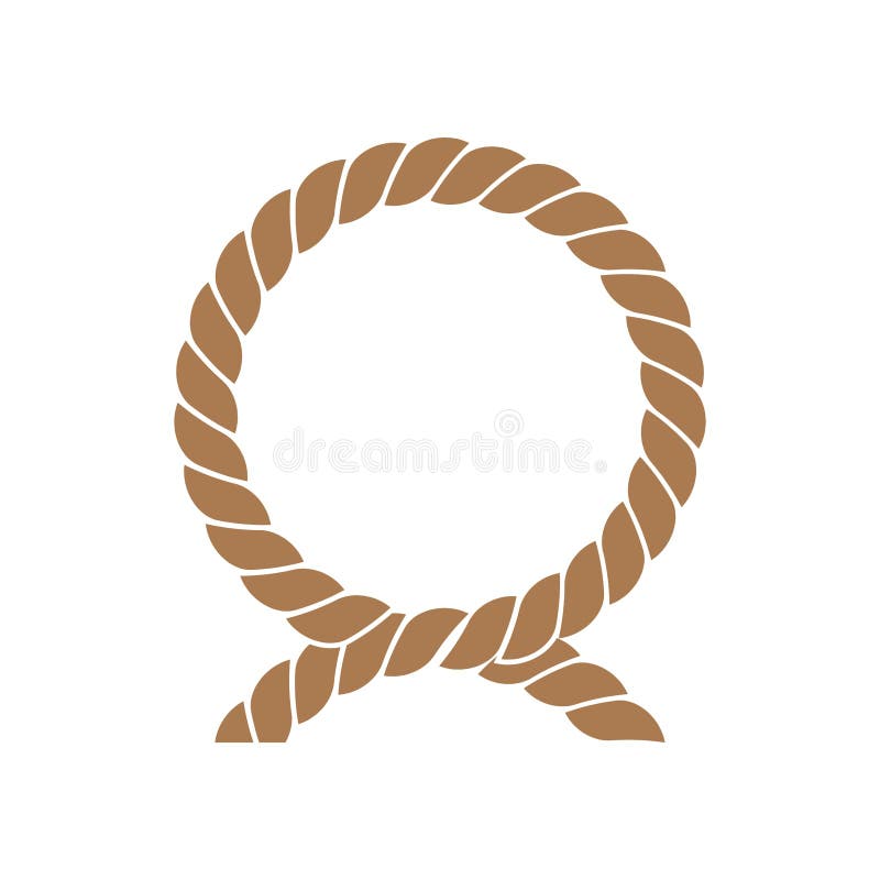 Rope icon stock vector. Illustration of vector, design - 264571012