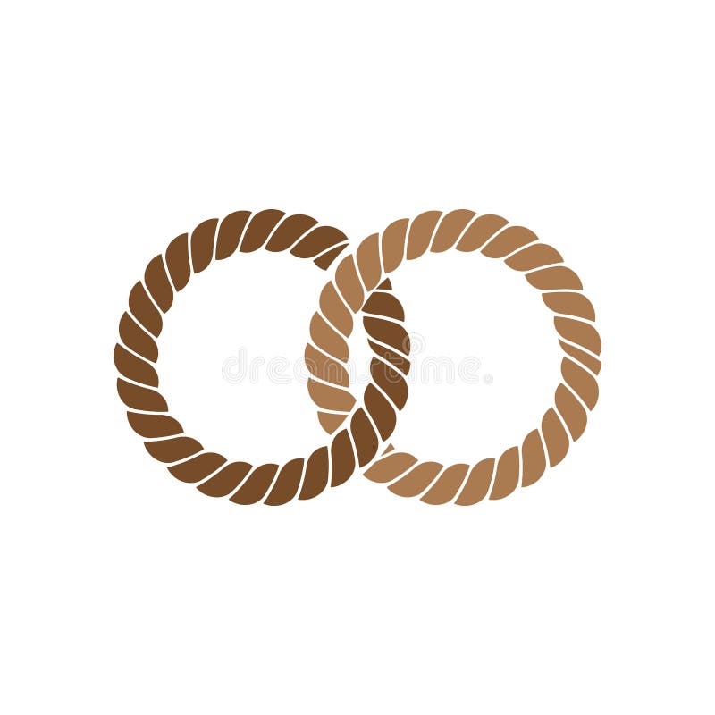 Rope icon stock vector. Illustration of decoration, sailor - 264571030
