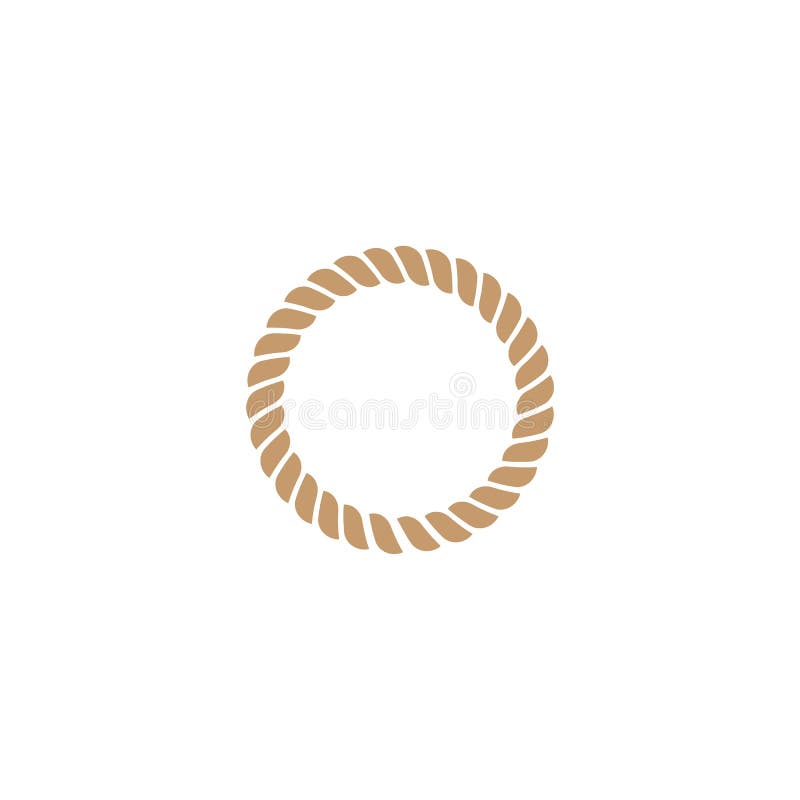 Rope icon stock vector. Illustration of fiber, rope - 186440033
