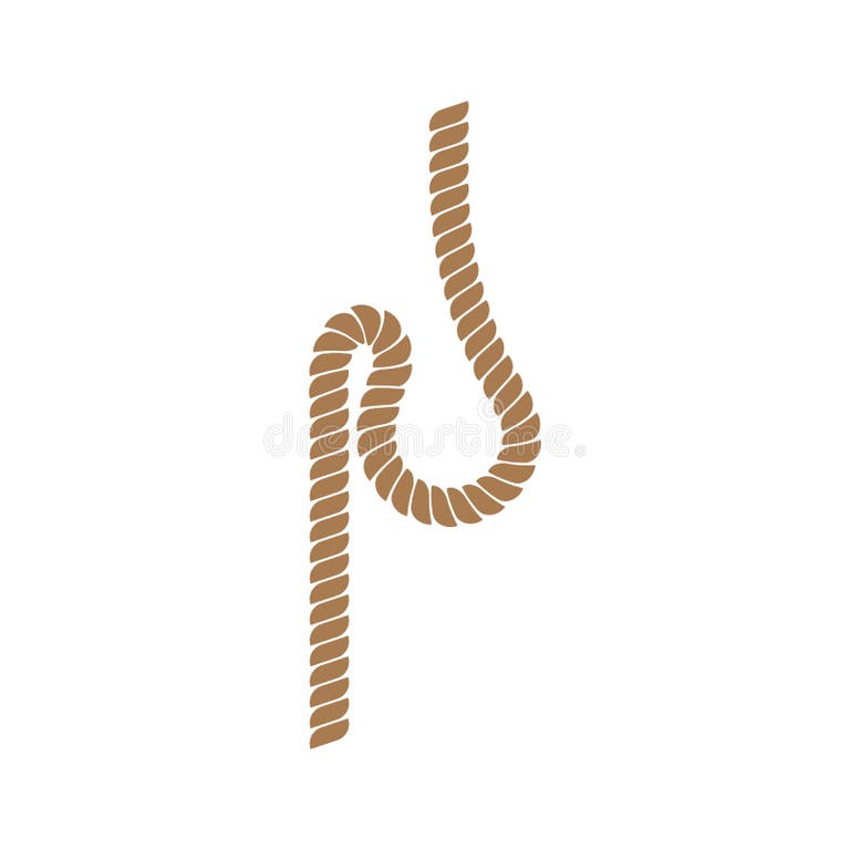 Rope Icon Vector Illustration Template Stock Vector - Illustration of ...