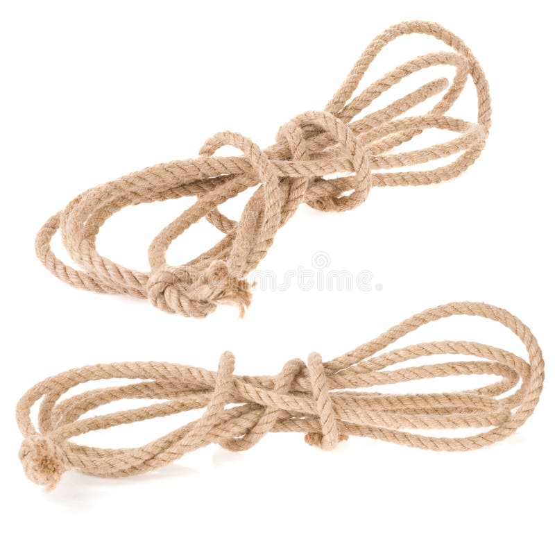 Rope isolated on white stock photo. Image of fasten, copy - 23211226