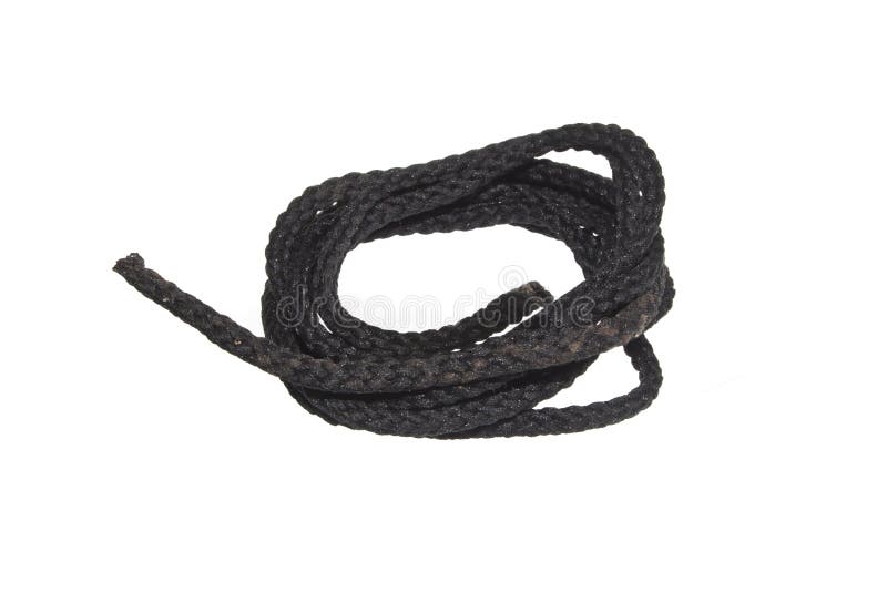 Rope Isolated on White Background Stock Photo - Image of copy ...