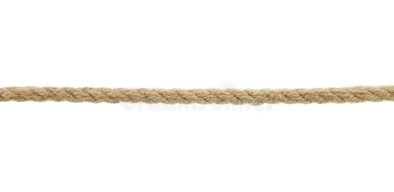 Rope Isolated on the White Background Stock Photo - Image of nautical ...