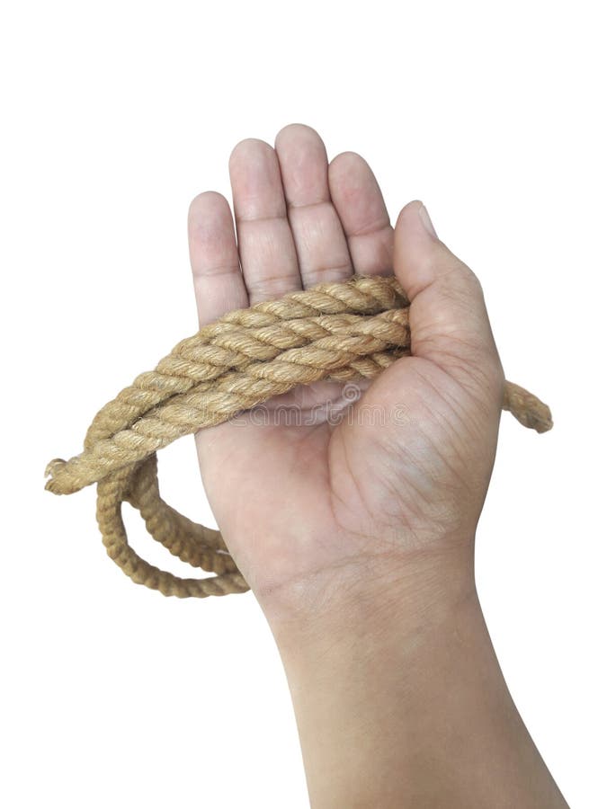 Rope Isolated on White Background Stock Image - Image of background ...