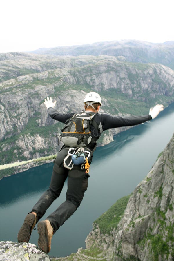 Rope jumping., bungee stock image. Image of high, ropejumping - 62795375