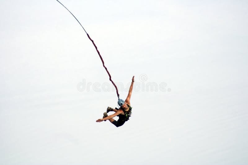 Rope Jumping.Bungee Jumping. Stock Image - Image of francisco ...