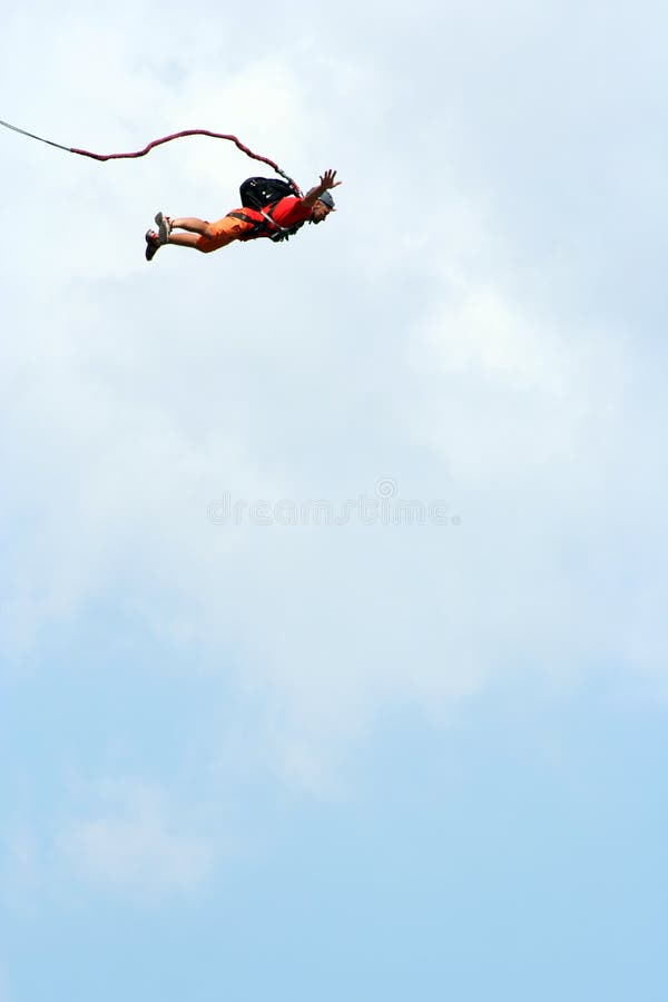 Bungee jumping stock photo. Image of pretty, party, extreme - 13188124