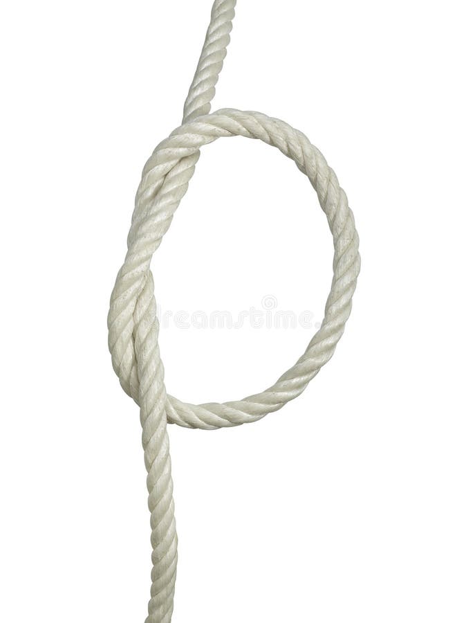 Rope with a knot stock photo. Image of twine, object - 16851614