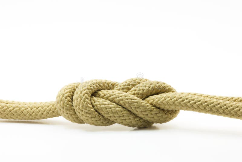 Rope with knot stock image. Image of strength, bend, rope - 3144611