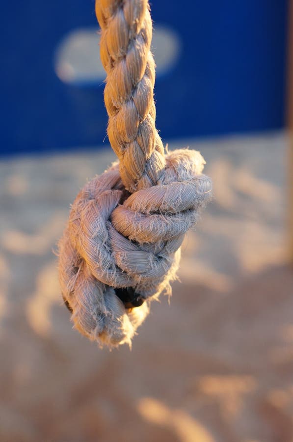 Rope knot stock image. Image of knot, hanging, rope, close - 54315553