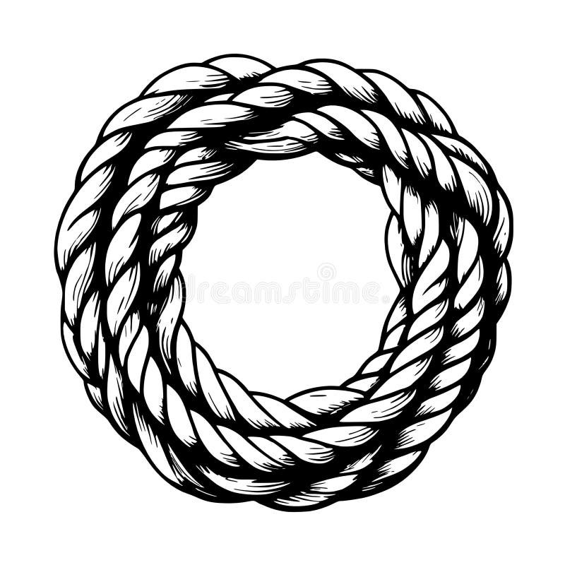 Rope Knot Vector, Hand Drawn, Vector, Eps, Logo, Icon, Crafteroks ...