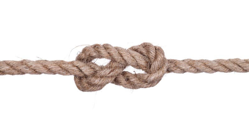Rope with knot stock image. Image of border, pattern - 32966027