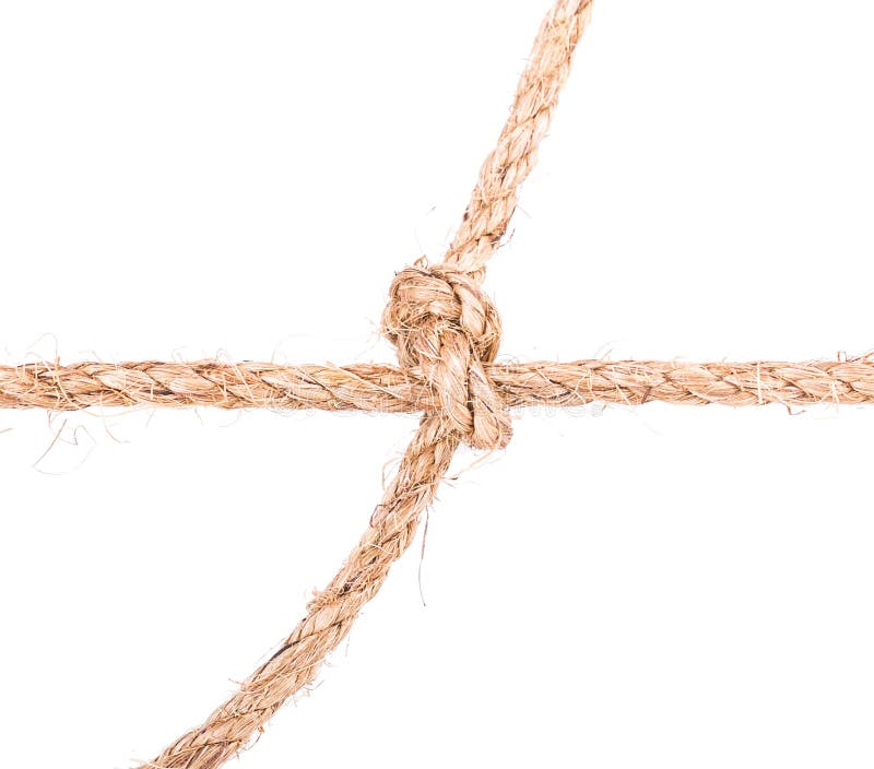 Rope knot stock photo. Image of fasten, nautical, isolated - 48305670