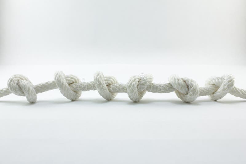 Rope and knot stock image. Image of brown, nautical - 109176989