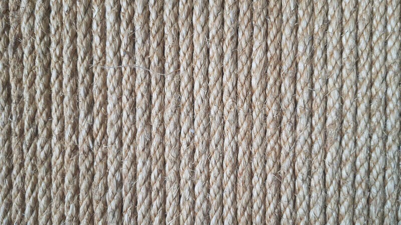 Rope Knots Background Texture. Old Brown Rope is Twist for Background ...