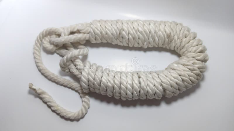 Rope knots for boy scouts stock image. Image of circle - 241718805