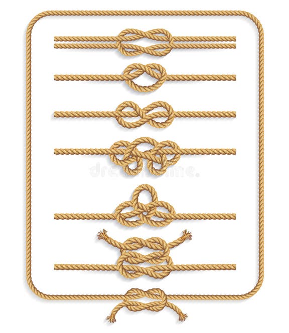 Rope Knots Stock Illustrations – 5,761 Rope Knots Stock Illustrations ...