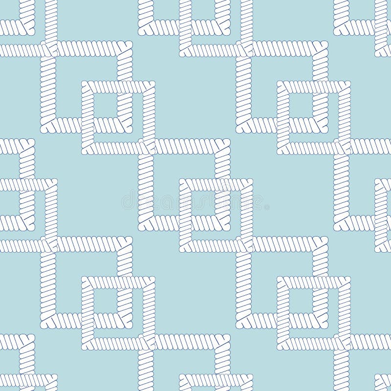 Rope Knots Marine Cord Cable Seamless Pattern Design Loop Nautical Tool ...
