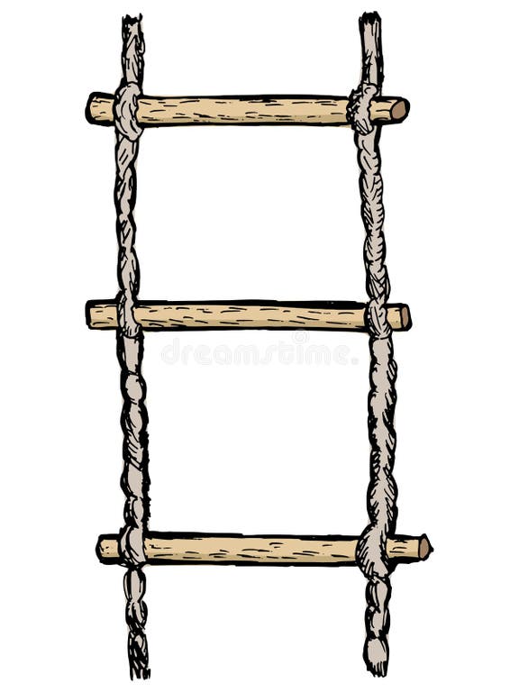 Rope Ladder Stock Illustrations – 3,662 Rope Ladder Stock Illustrations ...