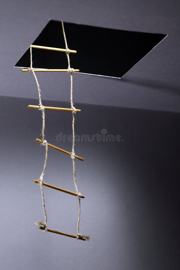Rope Ladder stock photo. Image of industrial, conceptual - 20424112