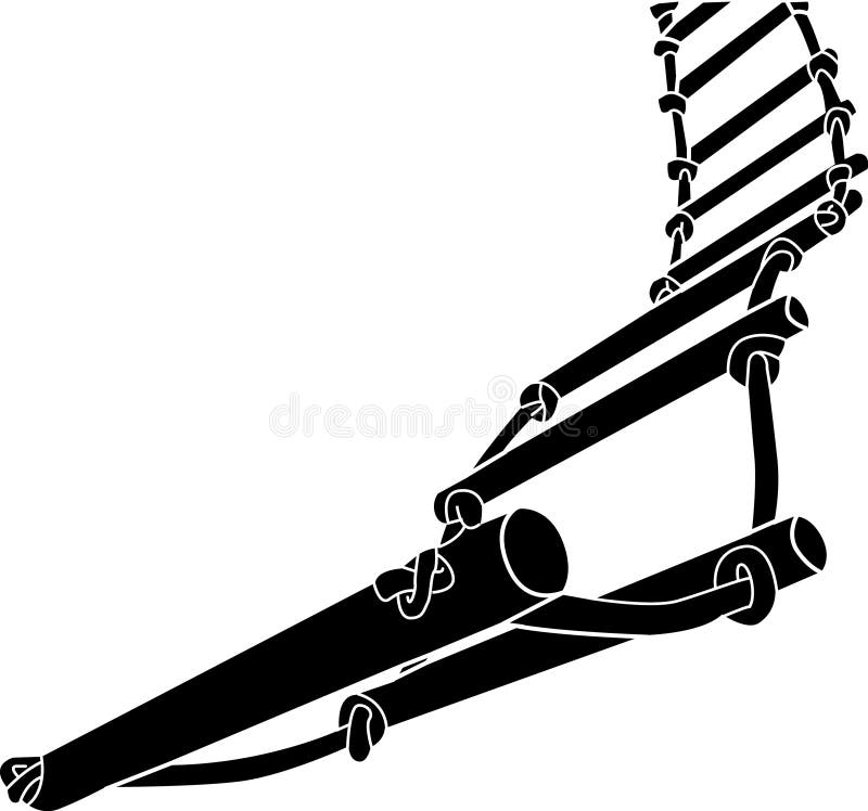 Rope Ladder Stock Illustrations – 2,704 Rope Ladder Stock Illustrations ...