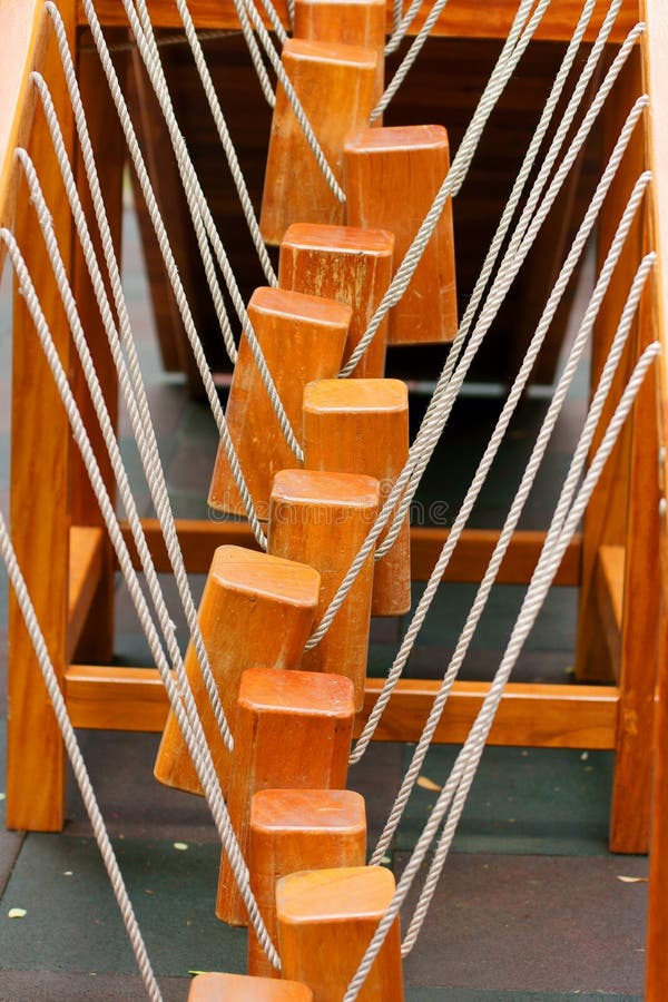 Rope ladder stock photo. Image of playful, playground - 33785066