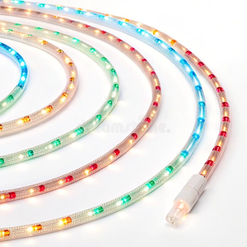 Rope Lights stock illustration. Illustration of styling - 357564923