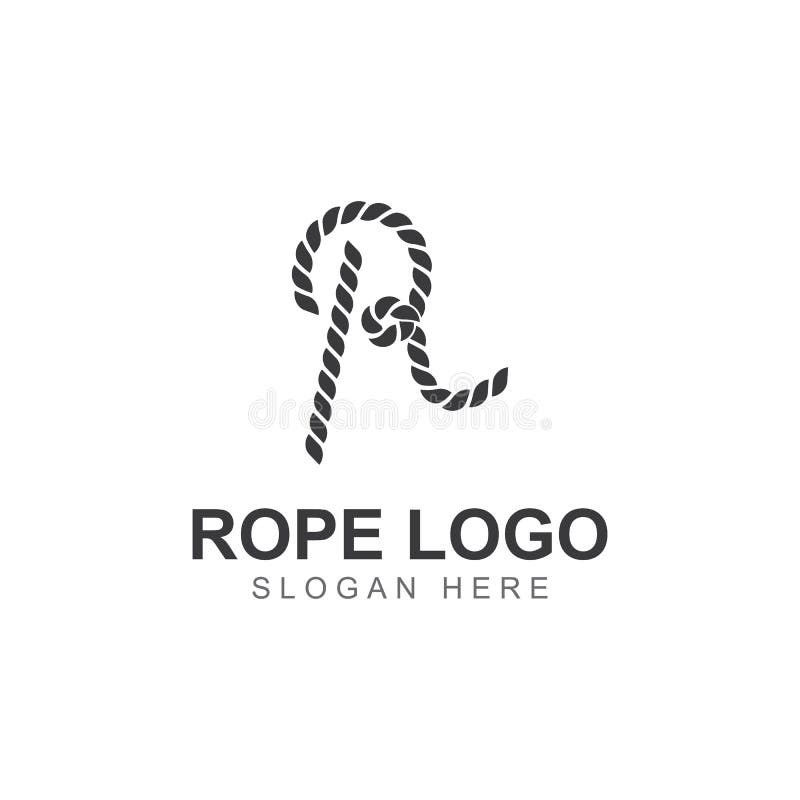 Rope Logo Using a Vector Illustration Design Template Stock Vector ...