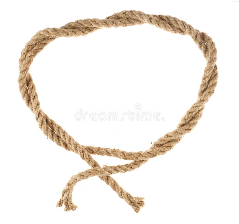 Rope loop stock photo. Image of closeup, safety, isolated - 39435200