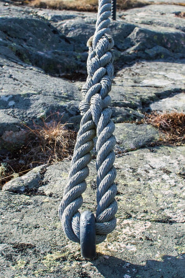 Rope loop stock photo. Image of closeup, safety, isolated - 39435200