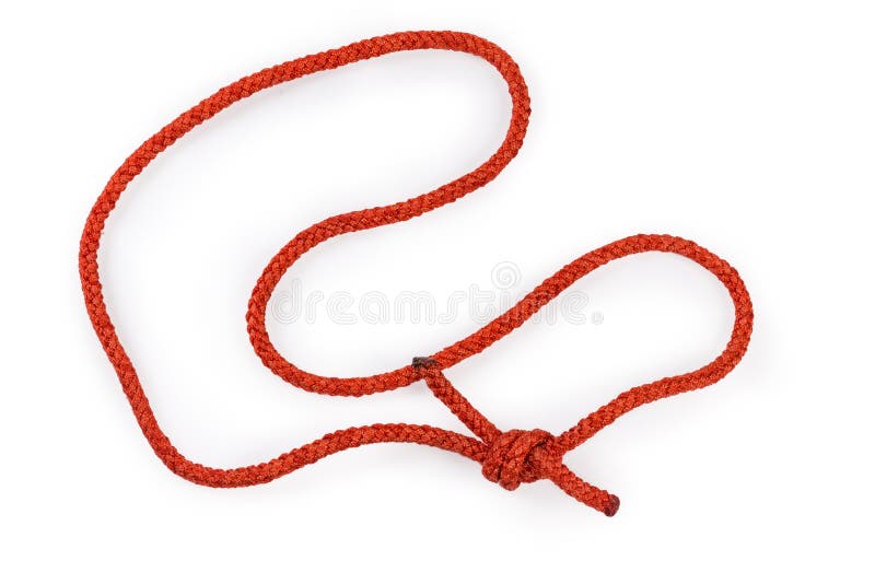 Rope Loop with Ends Tied with Water Knot Stock Image - Image of dynamic ...