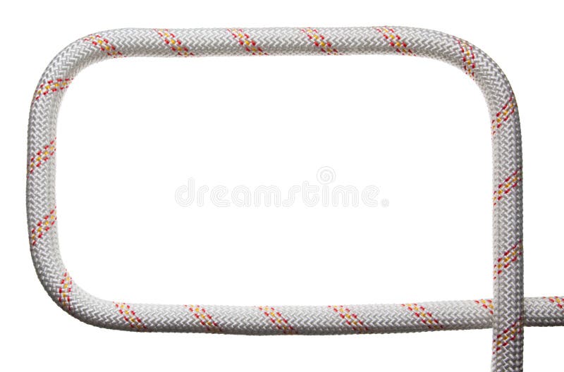 Rope loop frame stock image. Image of cable, loop, thick - 27408525