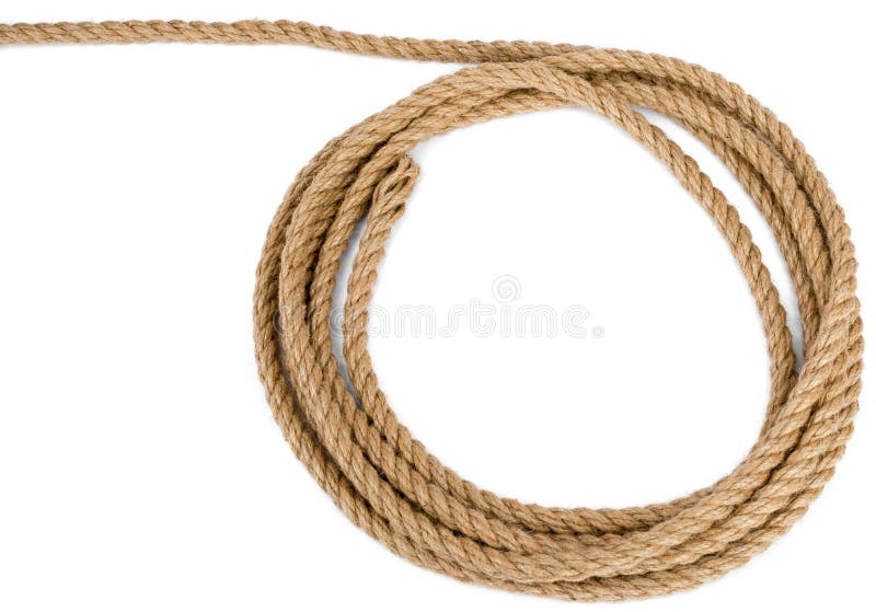 Rope loop stock photo. Image of closeup, safety, isolated - 39435200