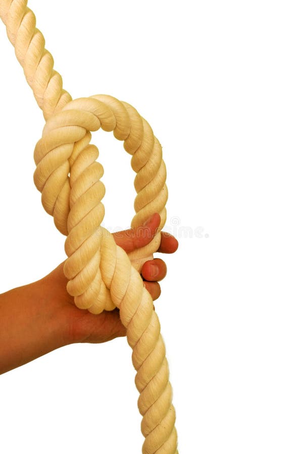 Rope loop stock photo. Image of closeup, safety, isolated - 39435200